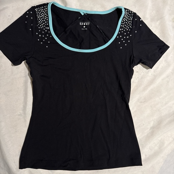 Juicy Couture | Tops | New Juicy Couture Sport Vintage Black Tiffany ...